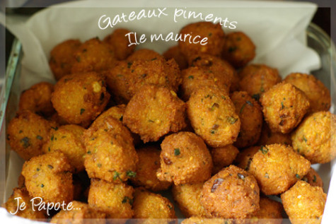 Gateaux piments (recette Ile Maurice) | Je Papote