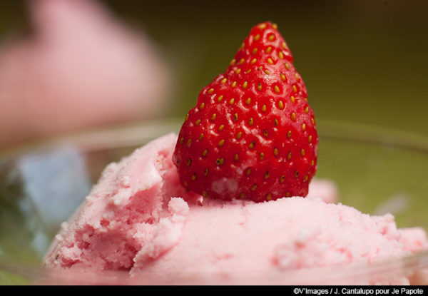 Recette : Glace à la fraise maison | Je Papote
